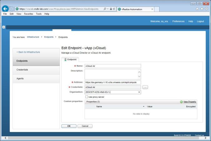 Building an advanced lab using VMware vRealize Automation – Part 11: Configure endpoint & fabric ...